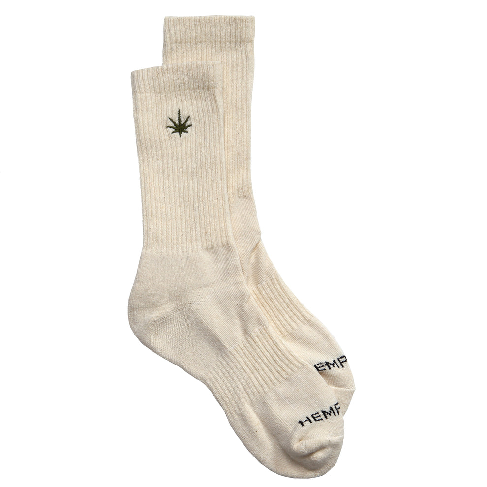 HEMP LOGO CREW SOCKS – HEMPZOO